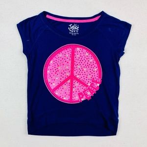 Justice | Shirts & Tops | Justice Girls Tshirt W Peace Sign | Poshmark
